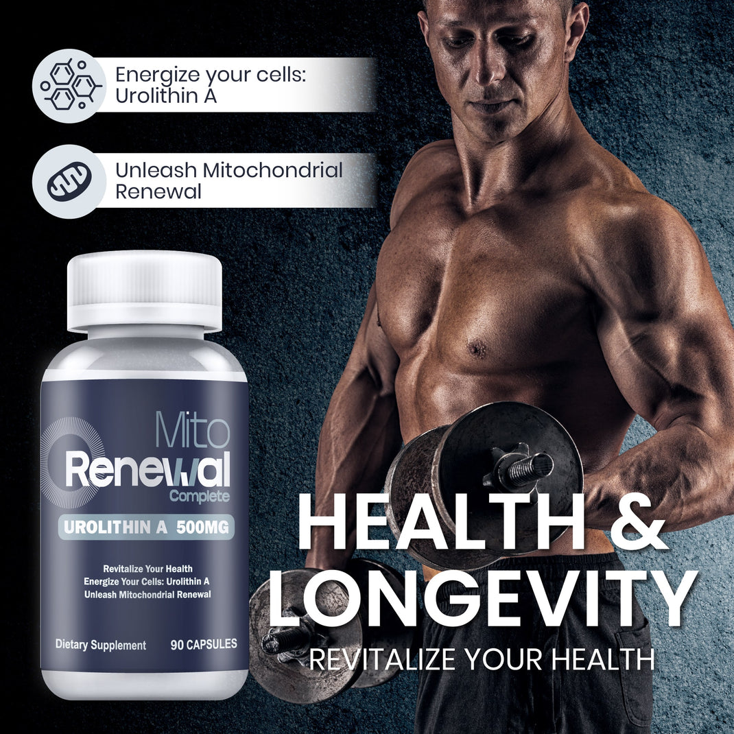 Mito Renewal Complete - Urolithin A 500mg 90 Capsules